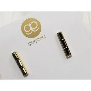 Gorjana | Jewelry | New Gorjana Small Desi Bar Stud Earrings Jet ...
